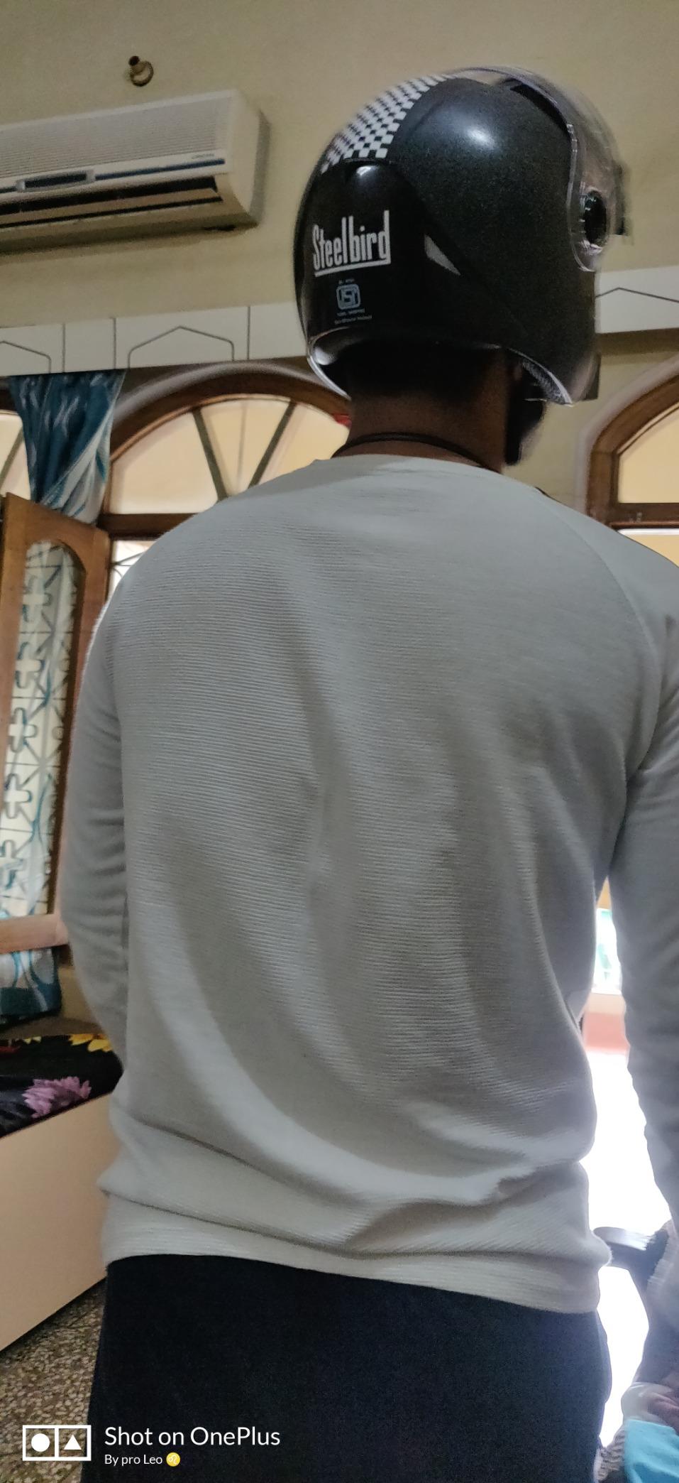 Steelbird SB-41 Oscar Flip Up Helmet Black, Size: M(55-56 cm) : Amazon ...