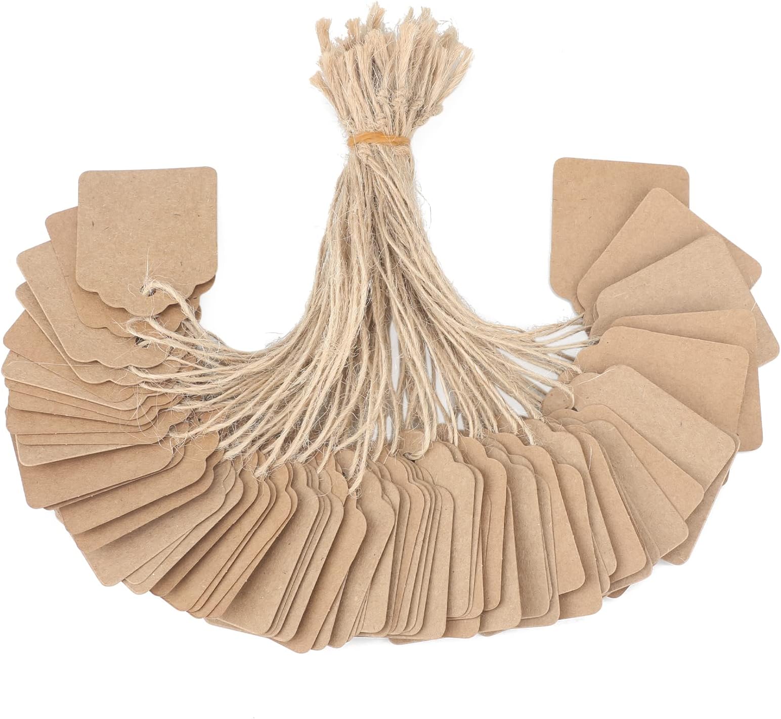 G2PLUS 500PCS Mini Strung Price Tags - Brown String Pricemarker Labels ...