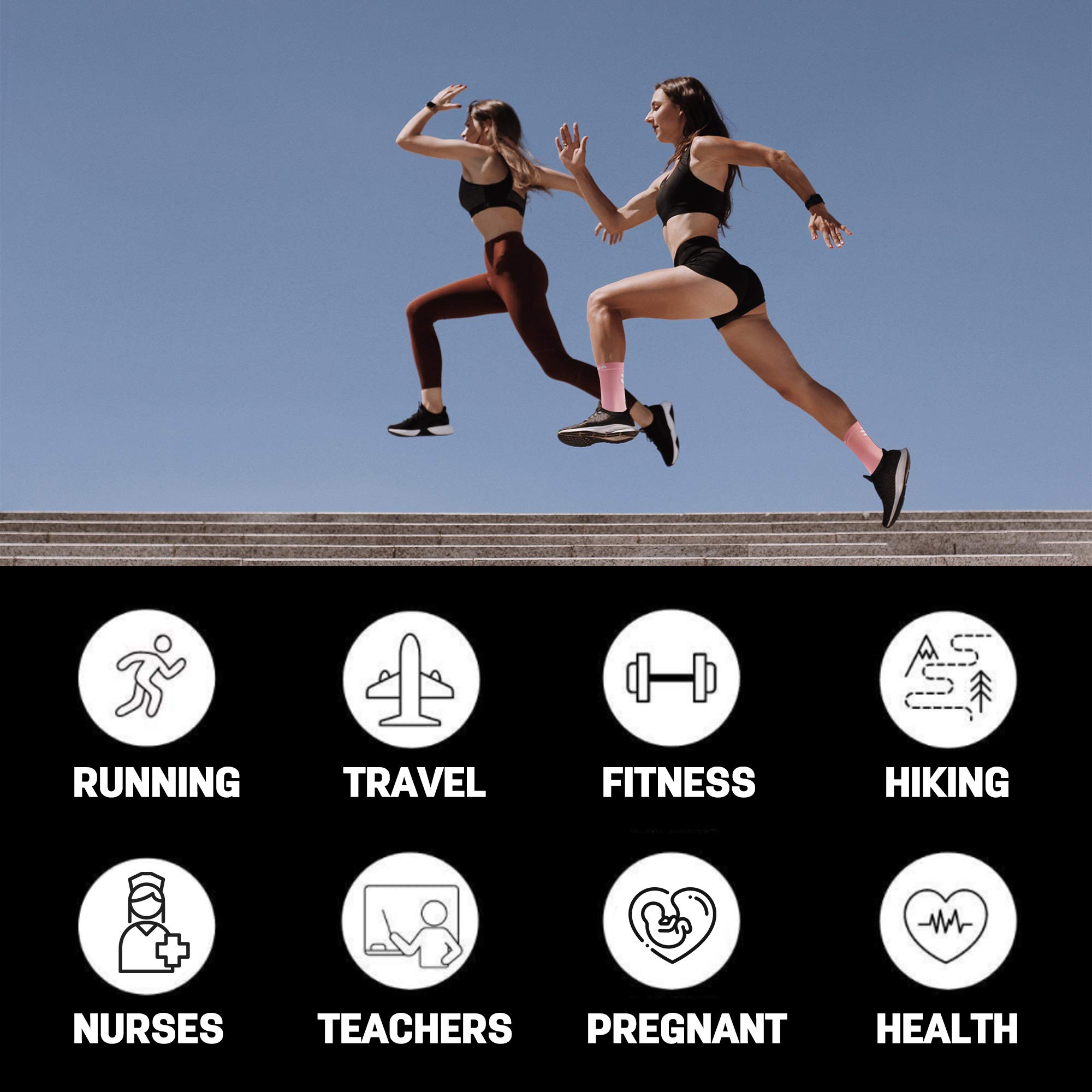 Snapklik.com : Dovava Dri-tech Compression Crew Socks 15-20mmHg For Men ...