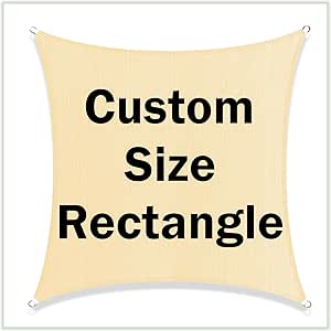 Amazon.com : Royal Shade Custom Size Sun Shade Sail Rectangle Canopy ...