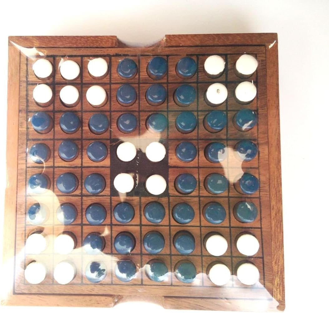 Amazon.com: SellerGiveOrBuy Wooden Othello Strategy Game : Toys & Games