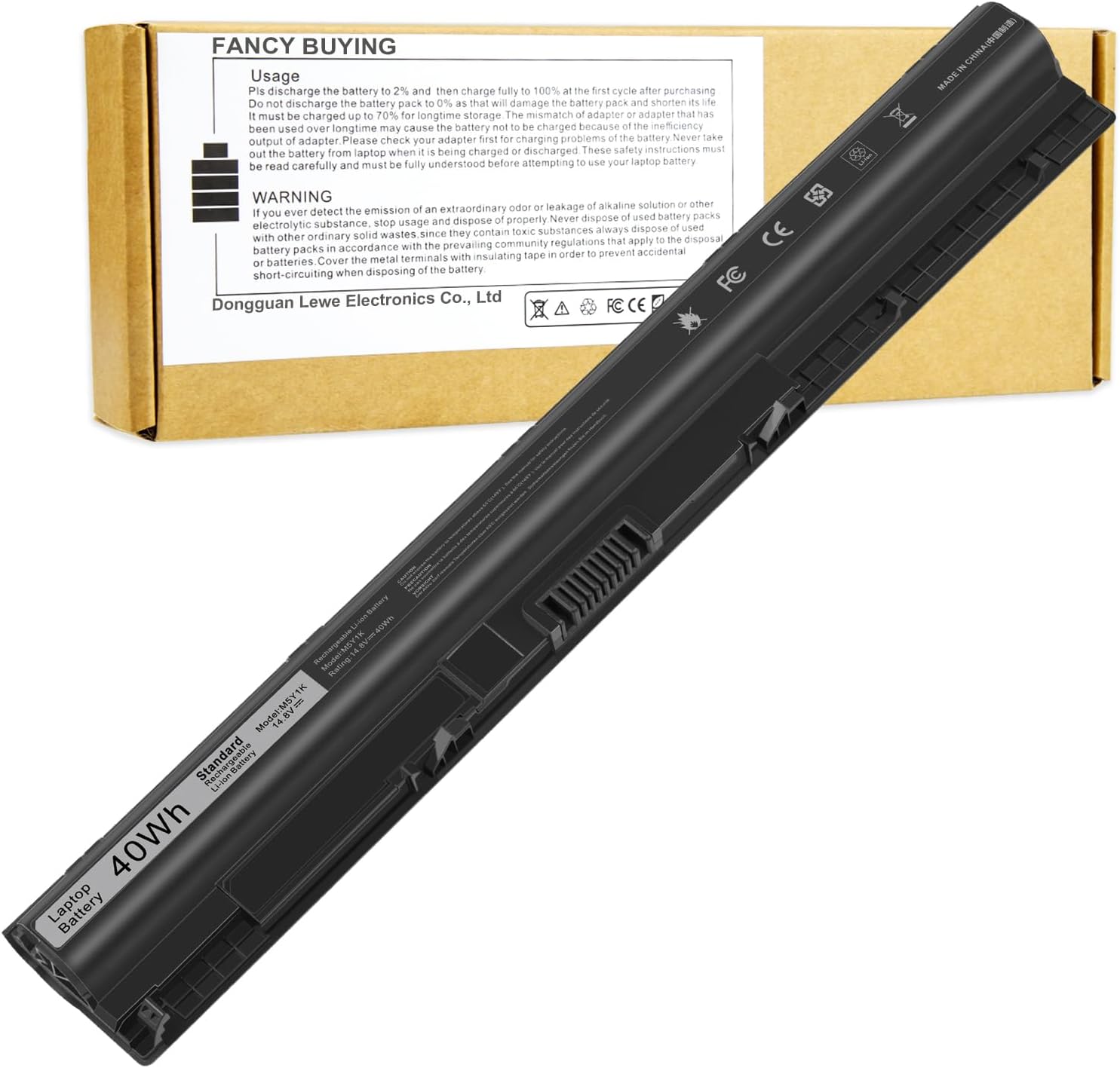 Amazon.com: Fancy Buying M5Y1K Laptop Battery for Dell Inspiron 14 15 ...