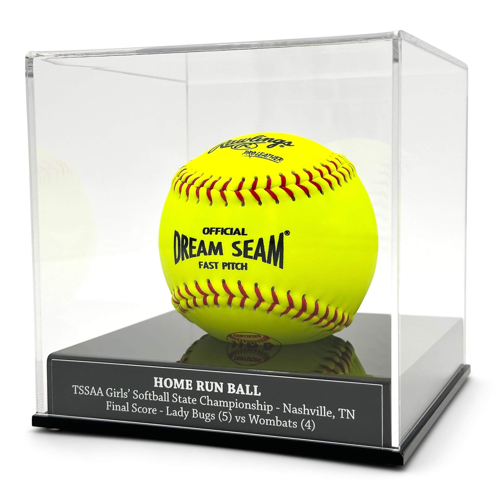 Amazon.com: FANTASYJOCKS Custom Acrylic Softball Display Case ...