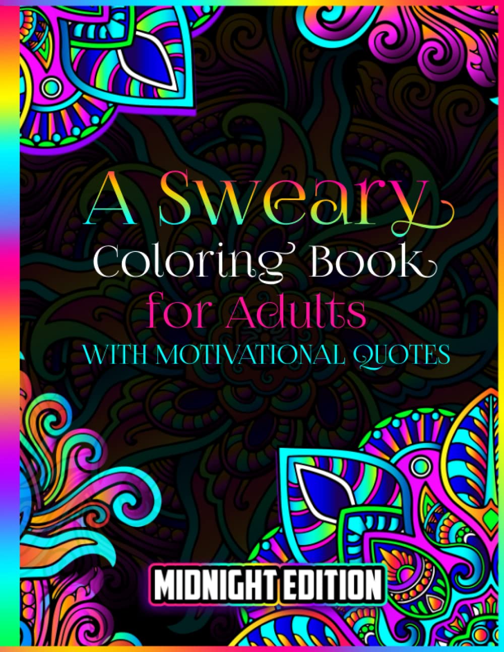Buy A Sweary Coloring Book for Adults With Motivational Quotes ...