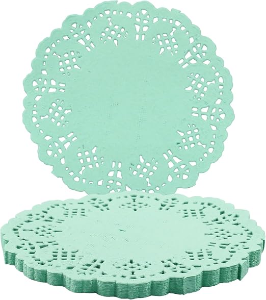 Amazon.com: Rierdge Round Paper Doilies, 100 Pcs 3.5” Colorful ...