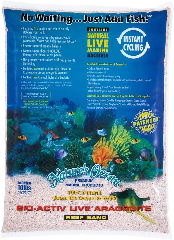 Amazon.com : Nature's Ocean Bio-Activ Samoa Pink Live Aragonite Reef ...