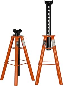 Strongarm 10 Ton Jack Stand Set - Heavy Duty Jack Stands for Trucks ...