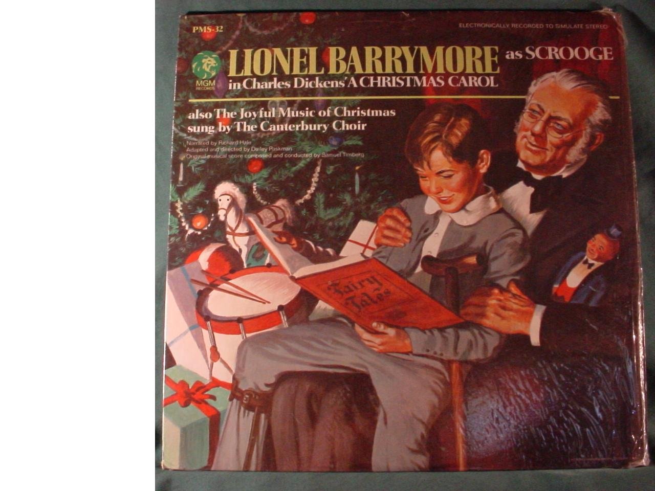 Lionel Barrymore As Scrooge In Charles Dickens' A Christmas Carol & the ...
