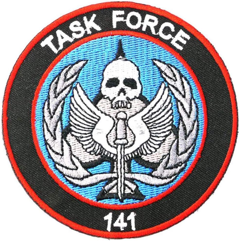 Task Force 141 Logo Call of Embroidered Duty Tactical Parches SAS ...