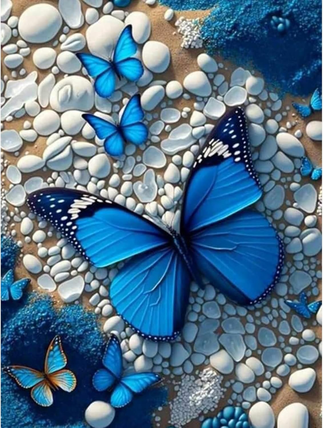 Amazon.com: MXJSUA 5D Diamond Art Painting Kits for Adults,Blue ...