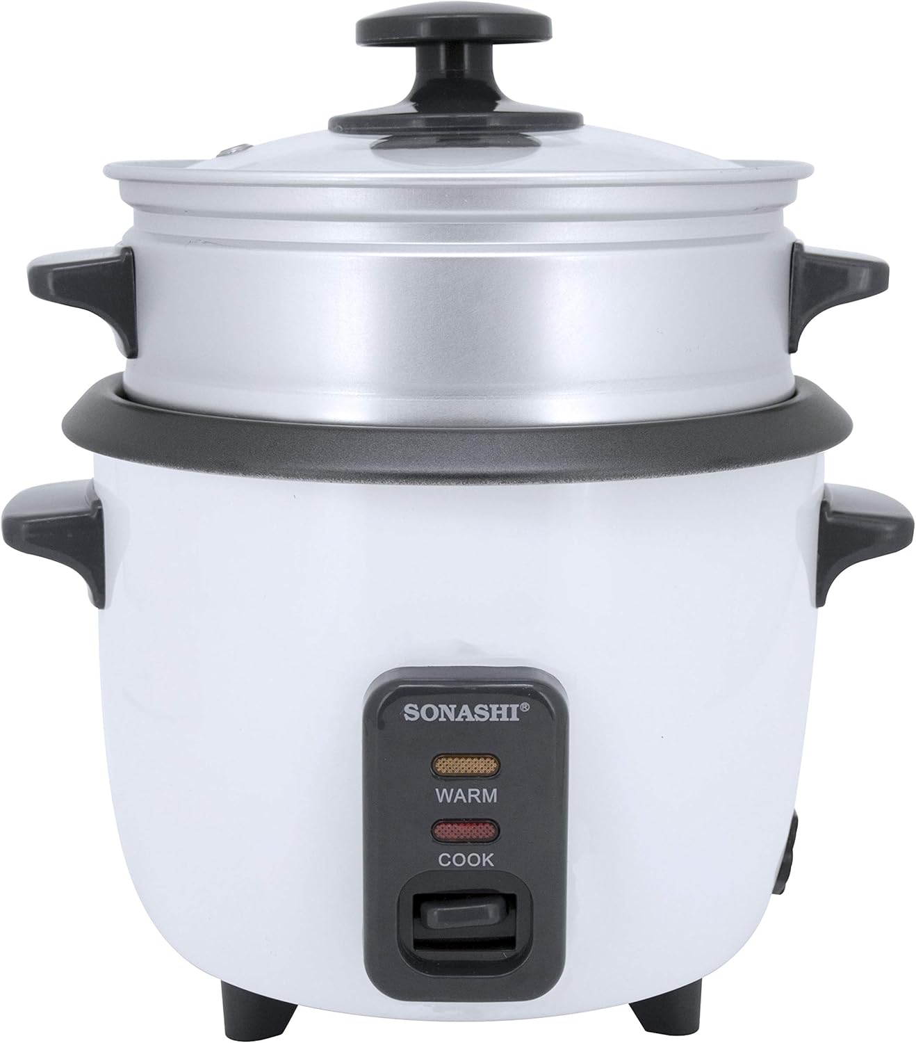 SONASHI SRC-306 Rice Cooker, Removable Cooking Pot w/metal housing ...