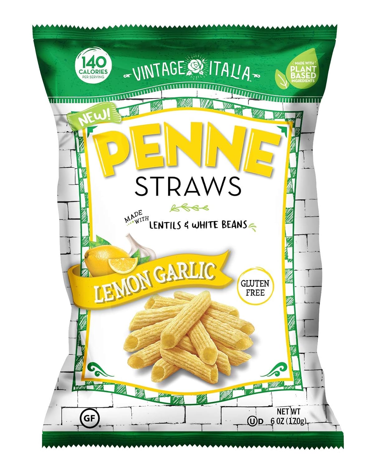 Amazon.com : Pasta Snacks, Penne Straws, Made with Lentils & White ...