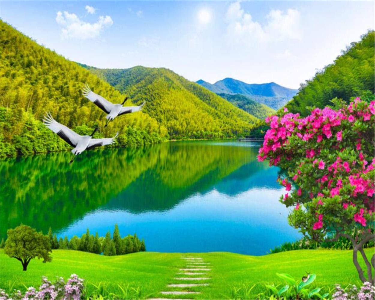 Nature Landscape Wallpaper Backgrounds Tree Water Reflection Lake