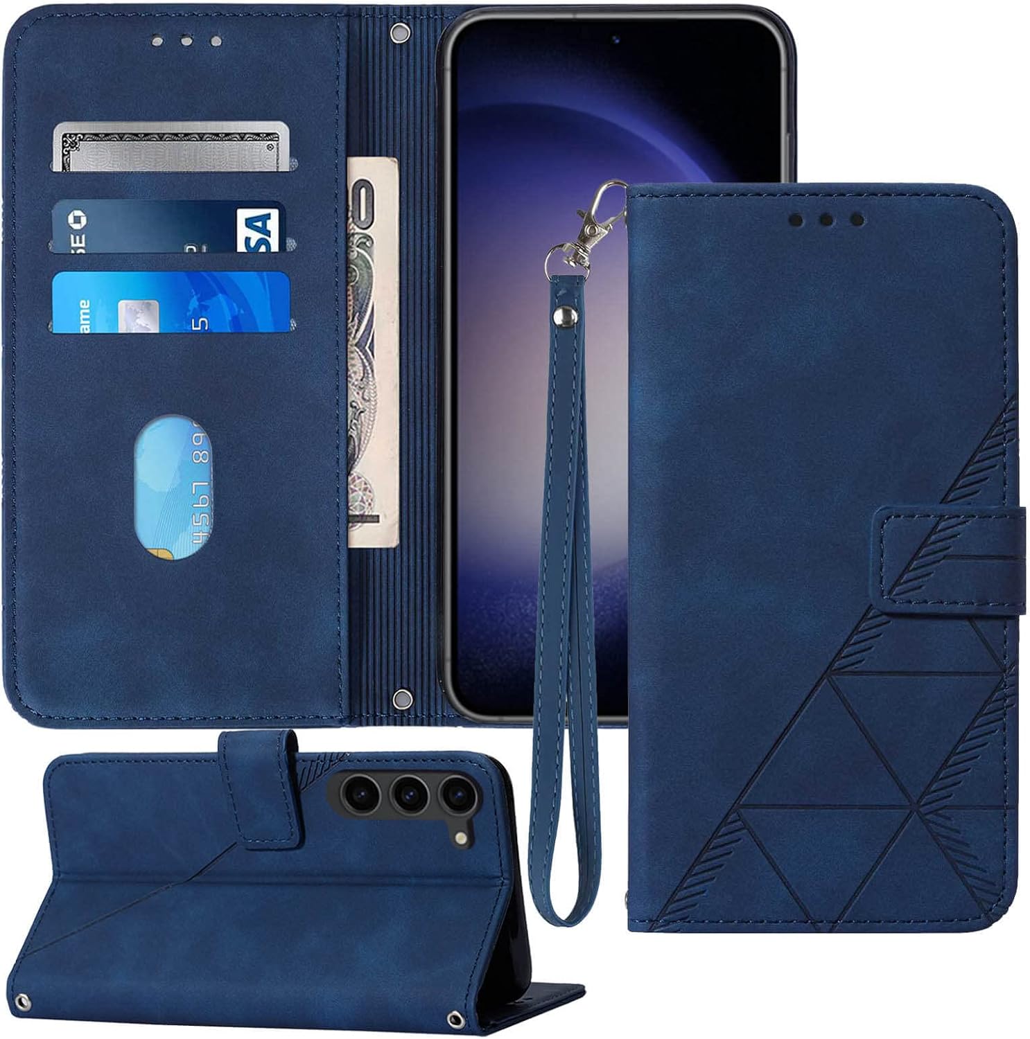 Amazon.com: Moment Dextrad for Samsung Galaxy S23 Case Wallet Blue ...