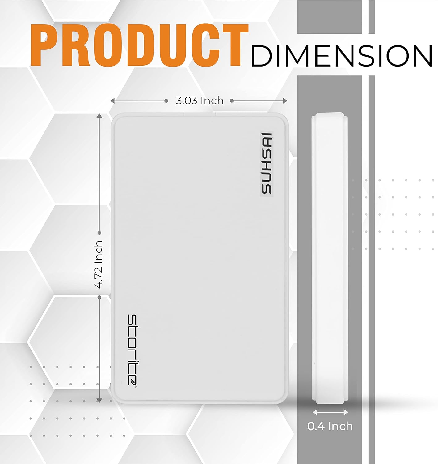 Sushai – Disco duro externo portátil de 1 TB USB 3.0 de almacenamiento ...