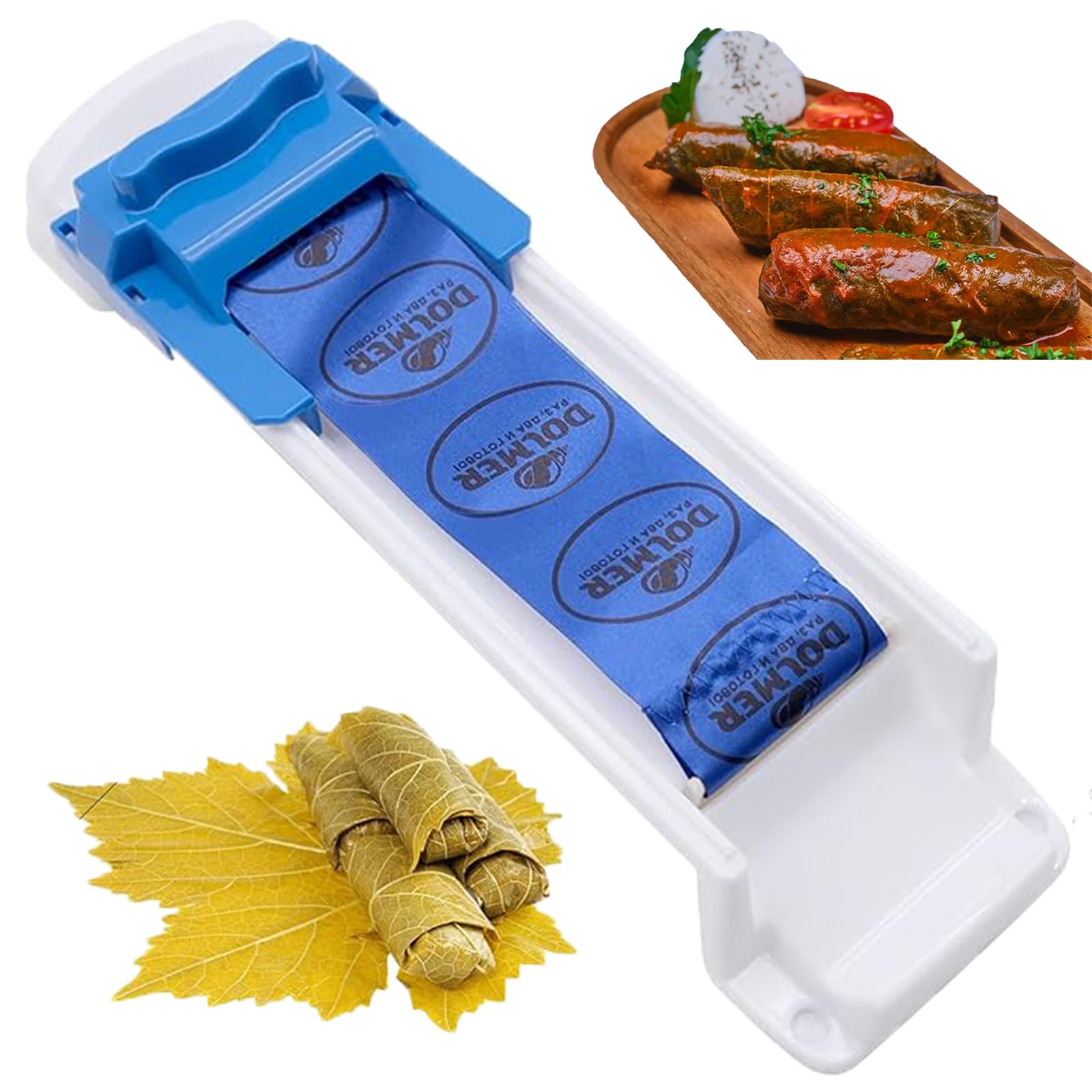 Amazon.com: Vyooxcy Vegetable Meat Rolling Tool，Grape Leaves Roller DIY ...