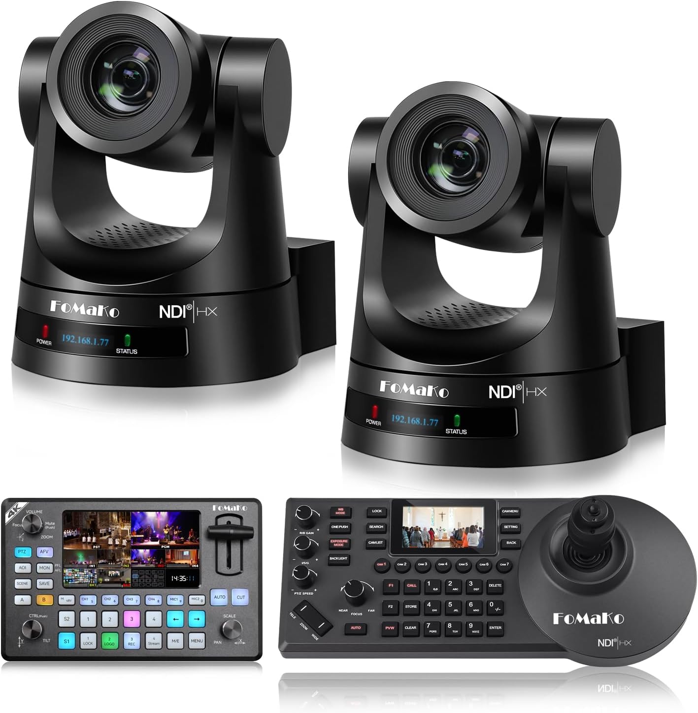 Amazon.com: FoMaKo NDI Camera 30X Optical Zoom NDI PTZ Camera HDMI, for ...