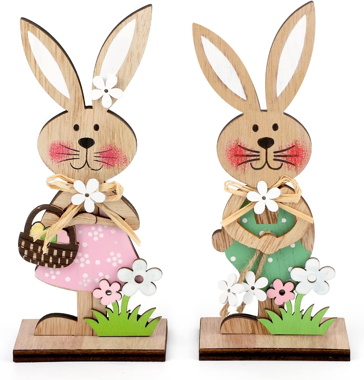 Osterhase Holz Gross