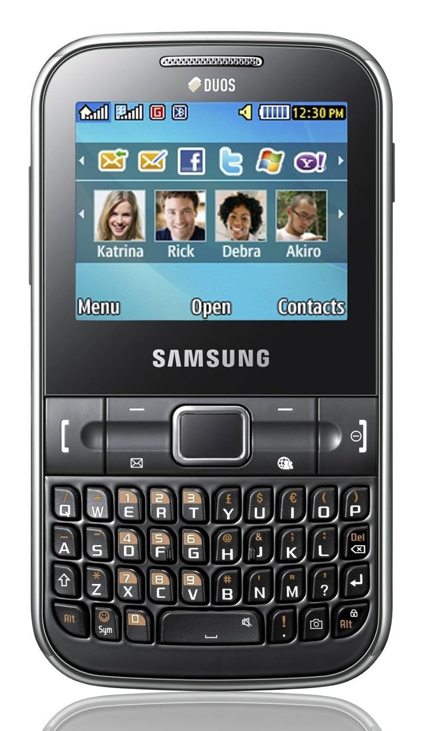 Samsung Chat GT-C3222 Dual Sim (Noble Black) : Amazon.in: Electronics