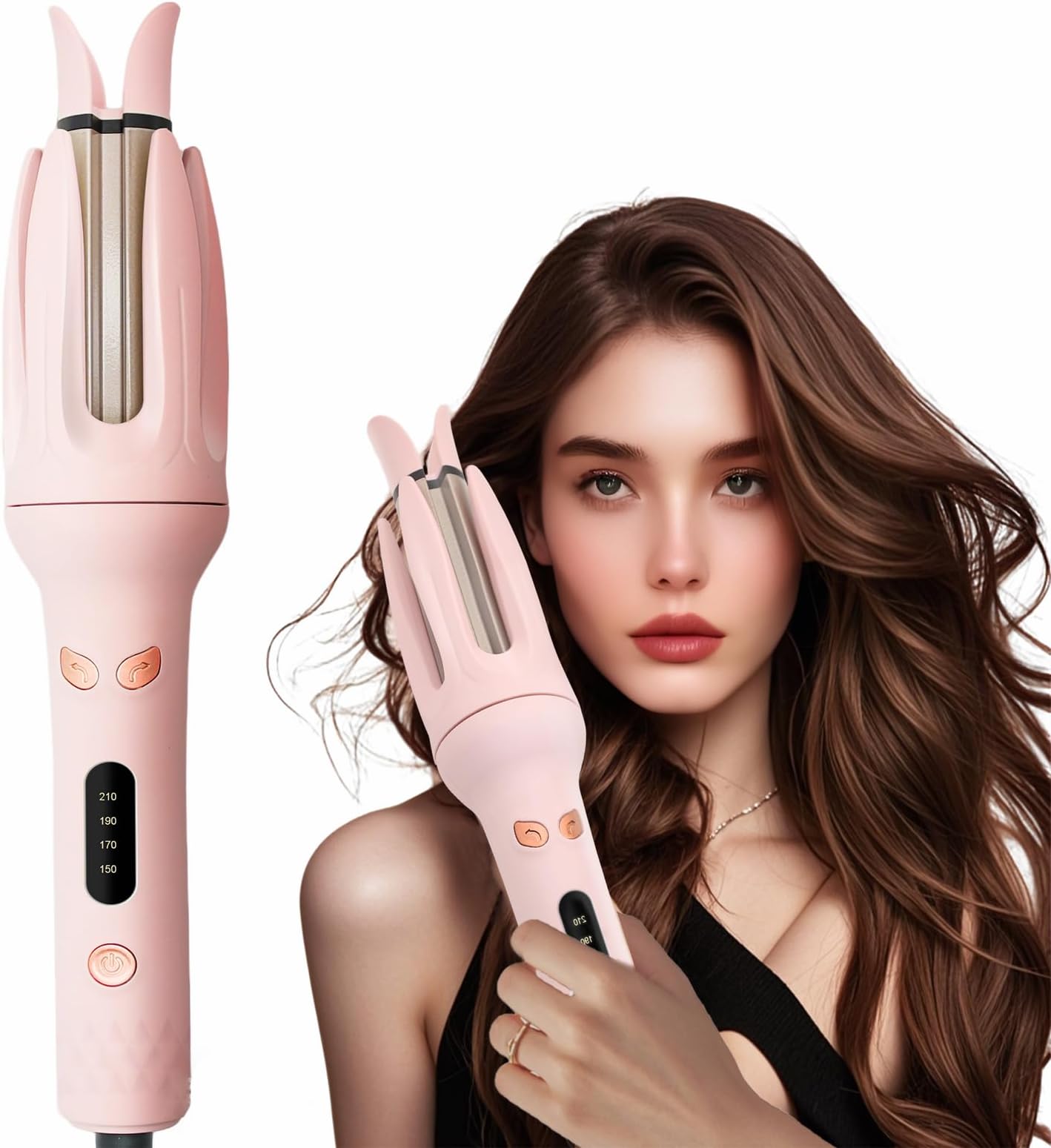 Amazon.com: Auto Hair Curler, Automatic Curling Iron with 4 Temperature ...