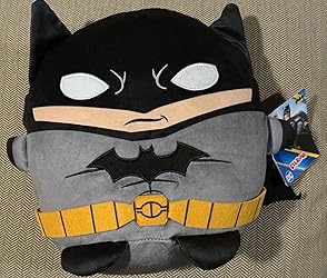 Amazon.com: Mattel DC Cuutopia Batman Plush Toy, Super Hero Soft ...