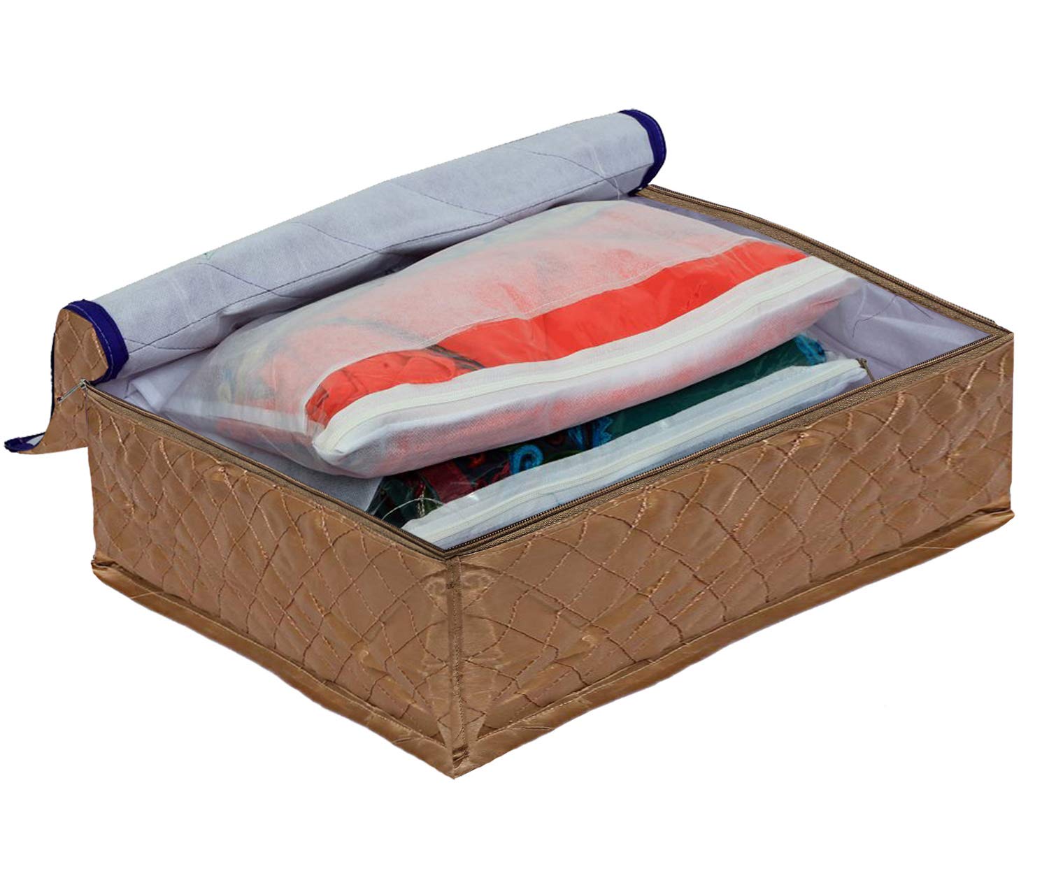 Kuber Industries Sarre Covers With Zip|Wardrobe Organizer For Clothes ...