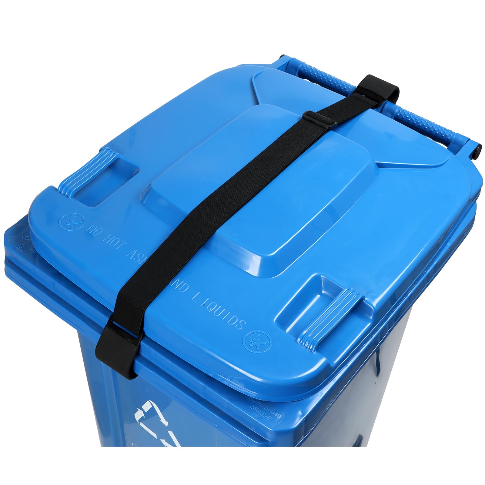 Amazon.com: 1PC Metal Double Claw Trash Can Lock Strap – Universal ...