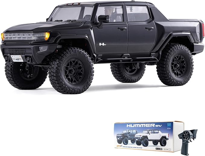 Amazon.com: FCX18 FMS 1/18 Hummer EV RC Crawler, RC Pick-up Truck, RC ...