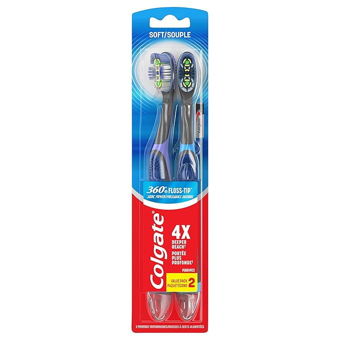 Amazon.com : Colgate 360 Vibrate Deep Clean Battery Operated Toothbrush ...