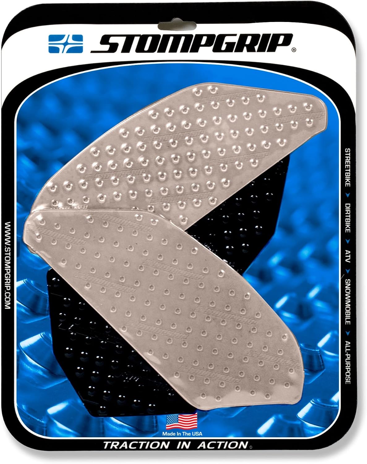 Amazon.com: Stompgrip Motorcycle Traction Pads - Universal Sprint Tank ...