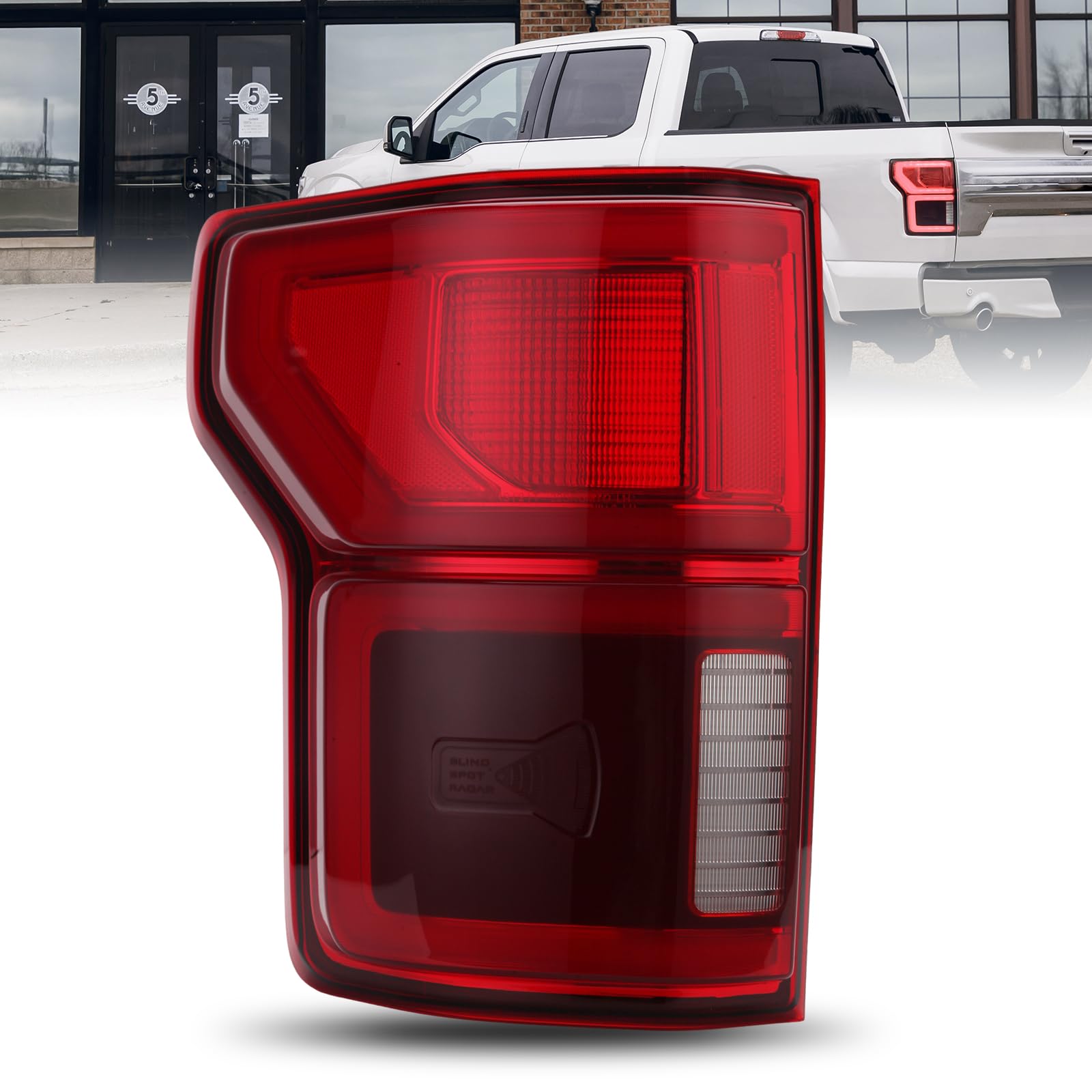 Amazon.com: MZORANGE LED Blind Spot Tail Lamp Light For Ford F150 2018 ...