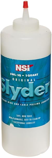 Wire-Pulling Lubricant, Slyder Standard Grade Cable Lubricant, 1 qt ...