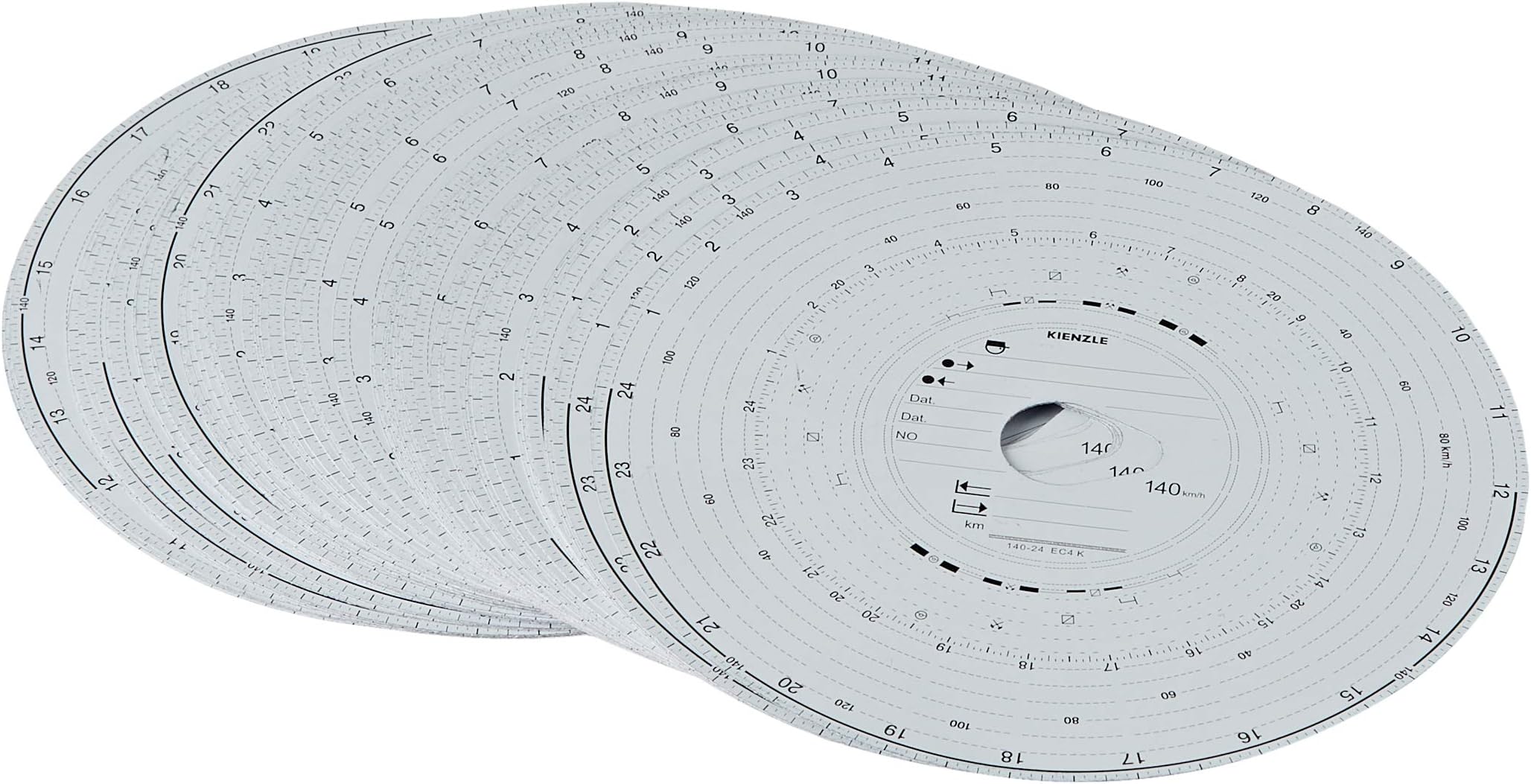 Continental 1900,57130000 140–24 EC4K 100 media for Tachograph Chart ...