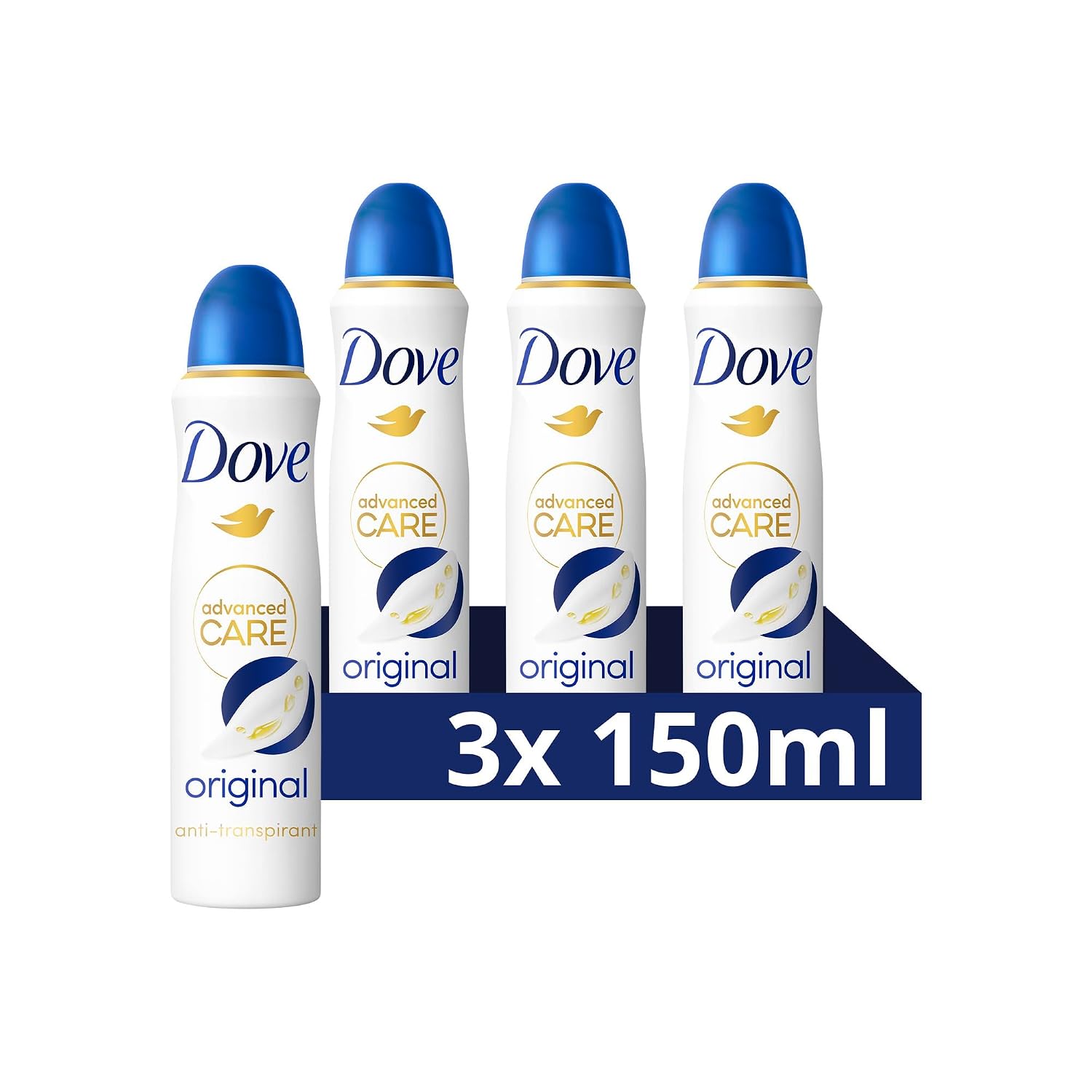 Dove Advanced Care Deo-Spray Original Antitranspirant mit Skin ...