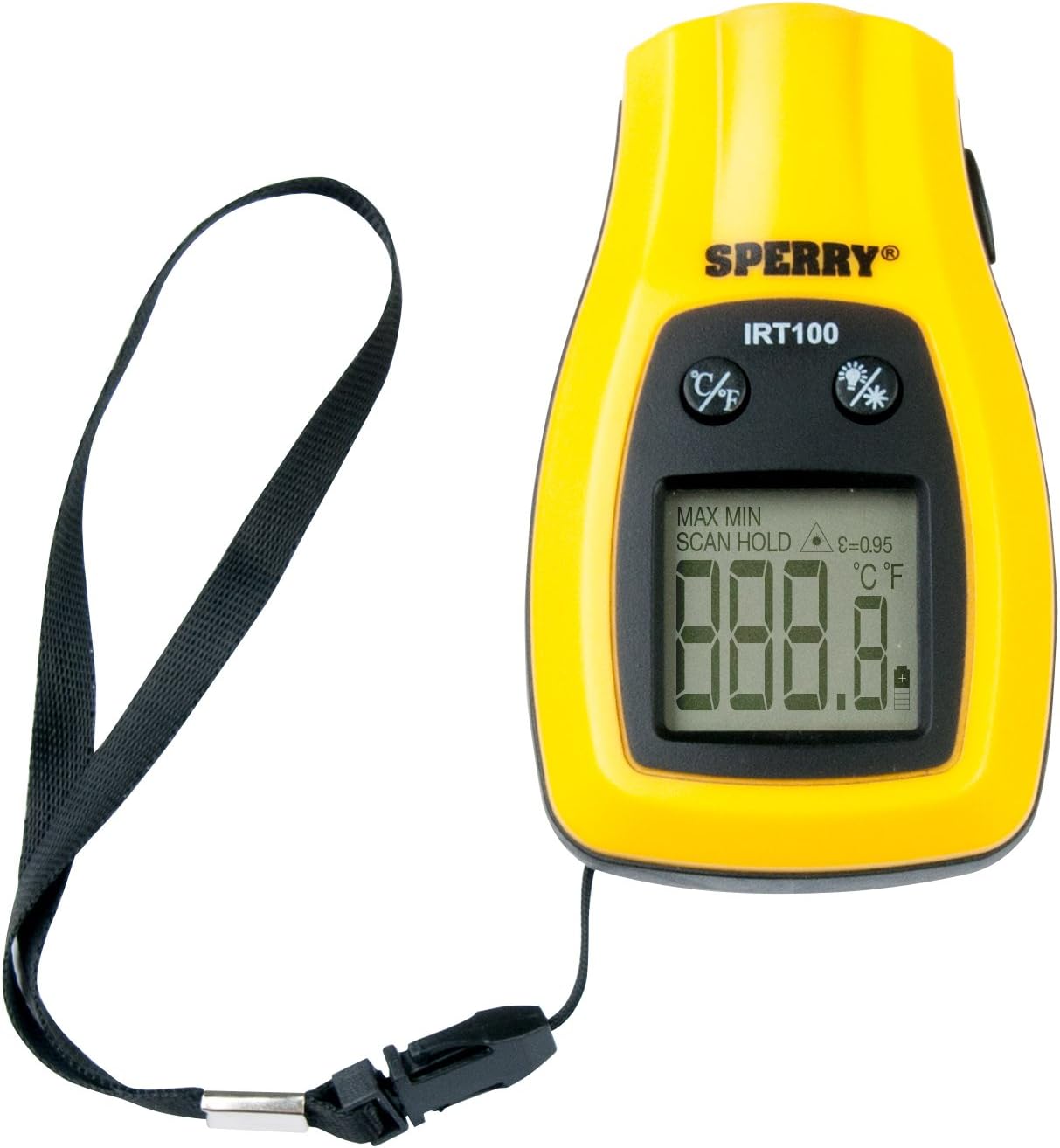 Sperry Instruments IRT100 Temperature Check Infared Thermometer, Pocket ...