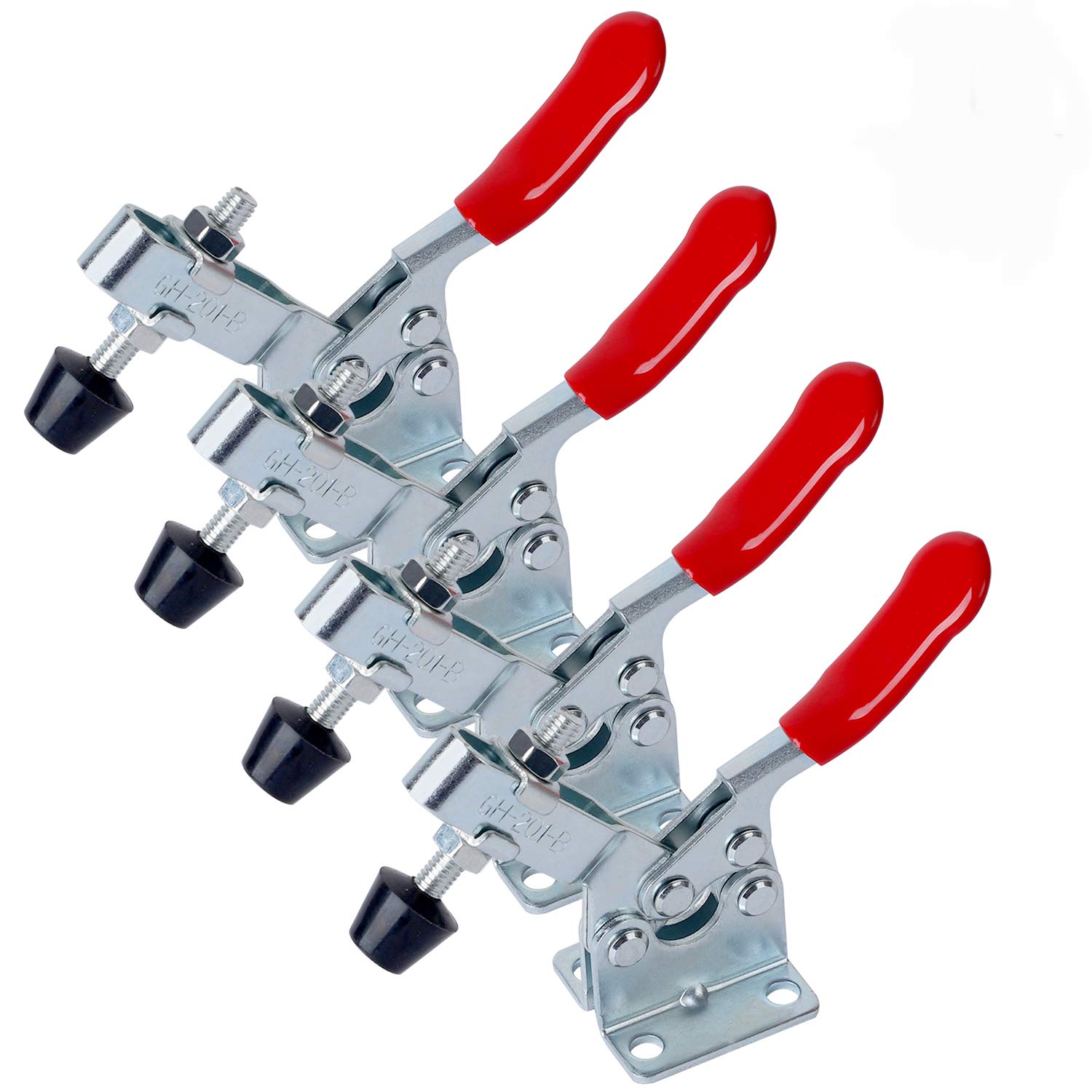 Snapklik.com : 20 Packs 201B Toggle Clamp Set, 198Lbs Red Adjustable ...