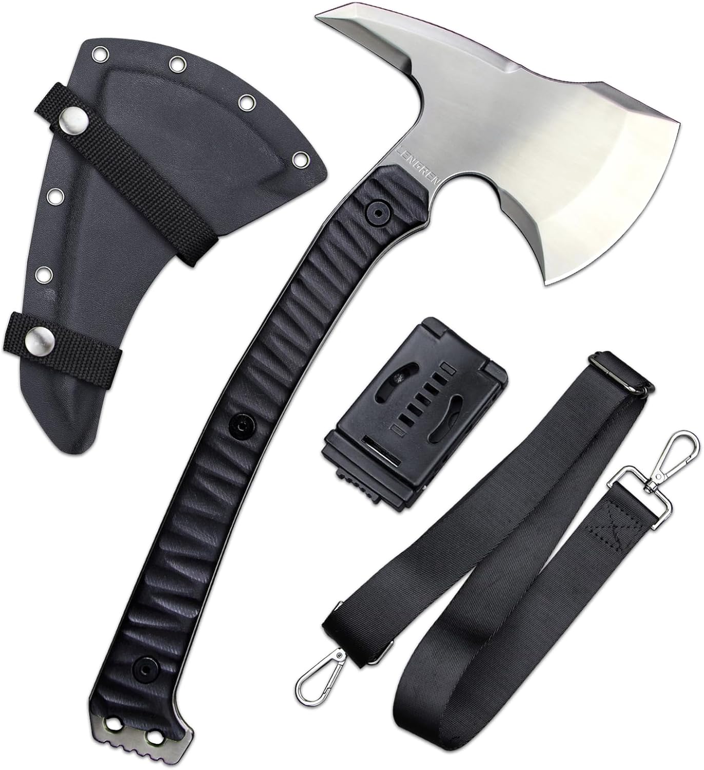 Amazon.com : LENGREN Storm Tactical Tomahawk - Multi-Tool Hammer Head ...