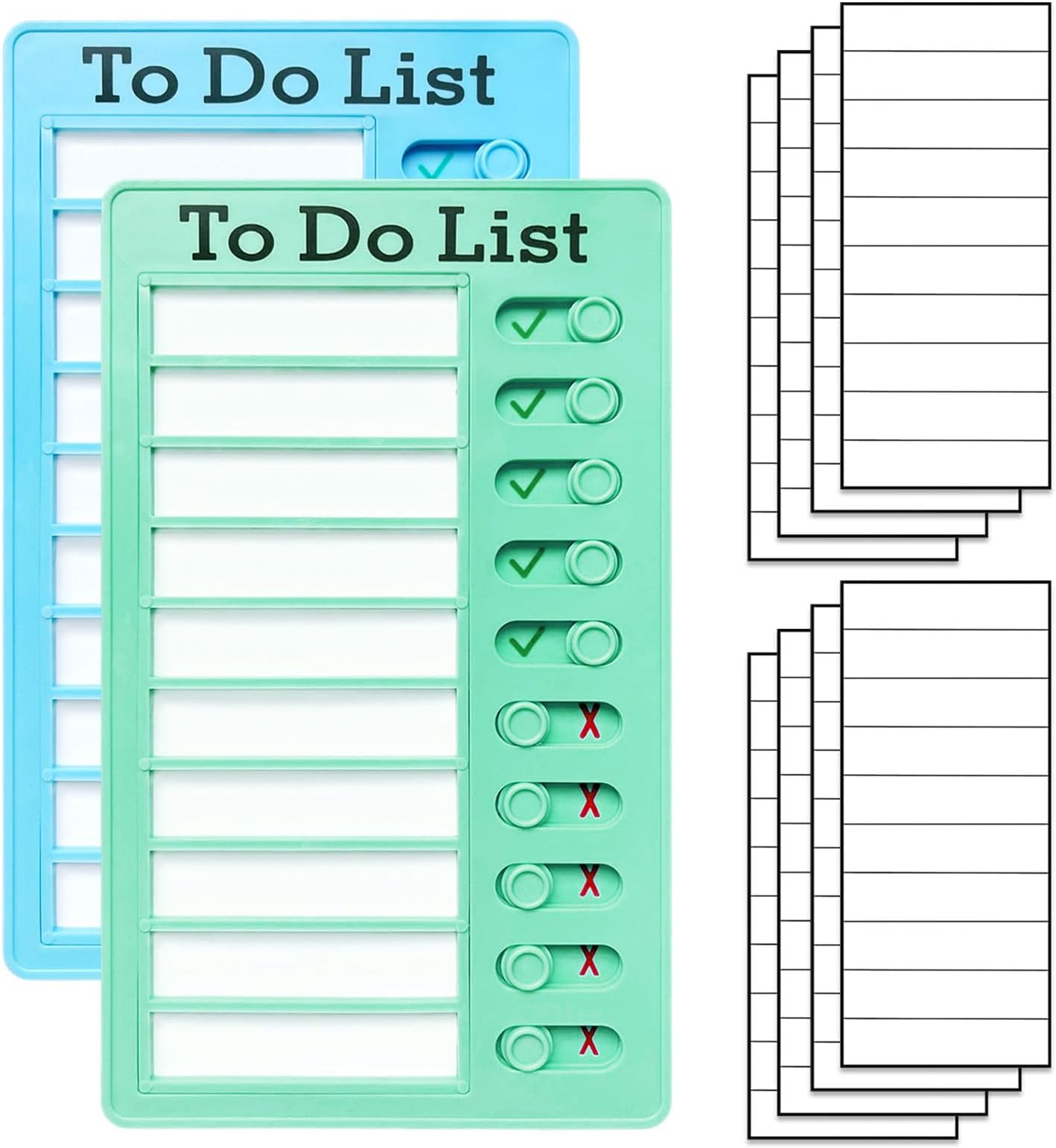 Amazon.com : 2 Pieces Chores Chart for Kids-Visual Schedule, Plastic ...