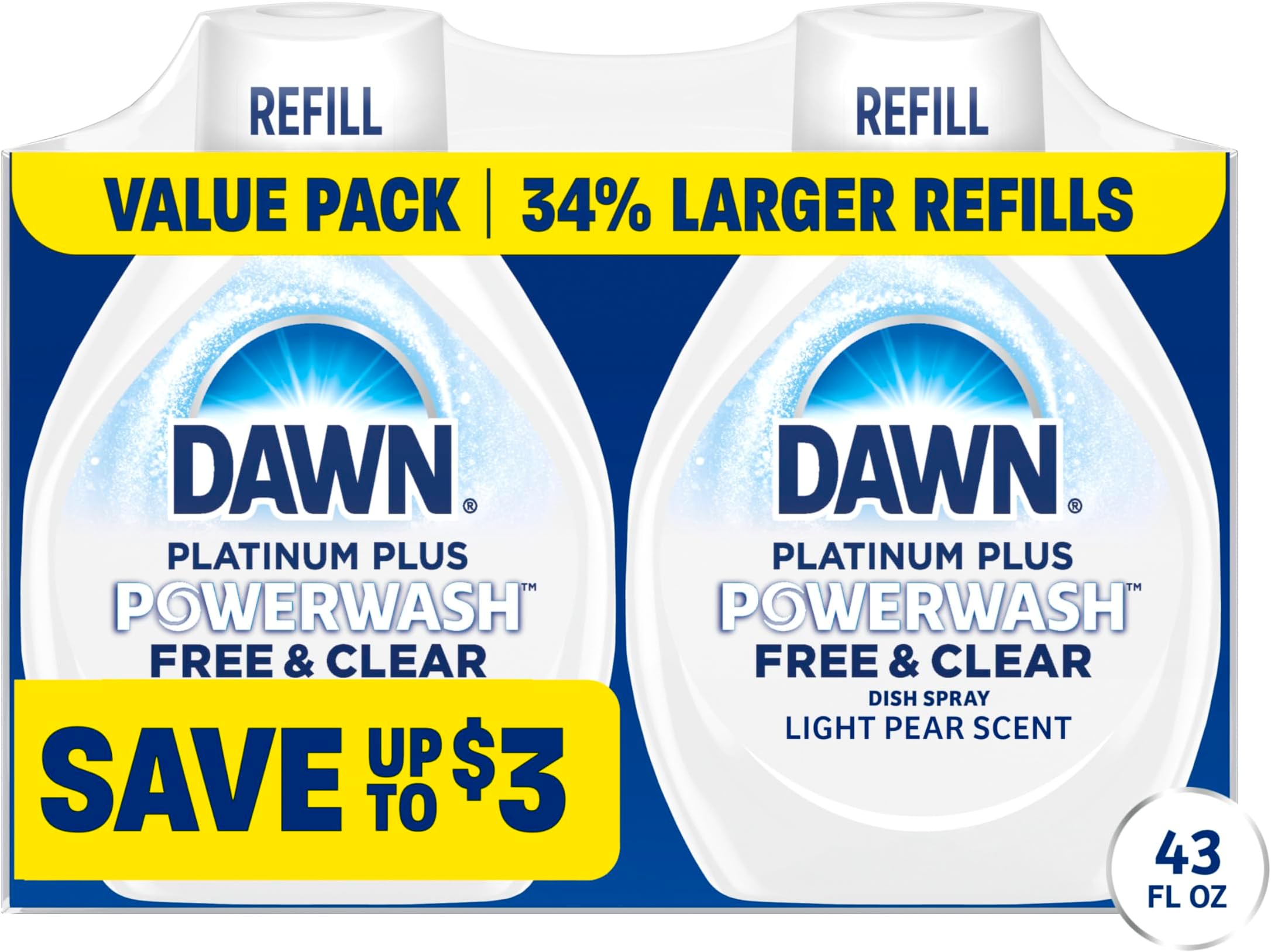 Amazon.com: Dawn Powerwash Spray Refill, Dish Soap, Dishwashing Liquid ...
