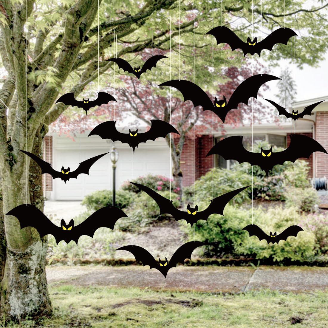 Halloween Yard Bats