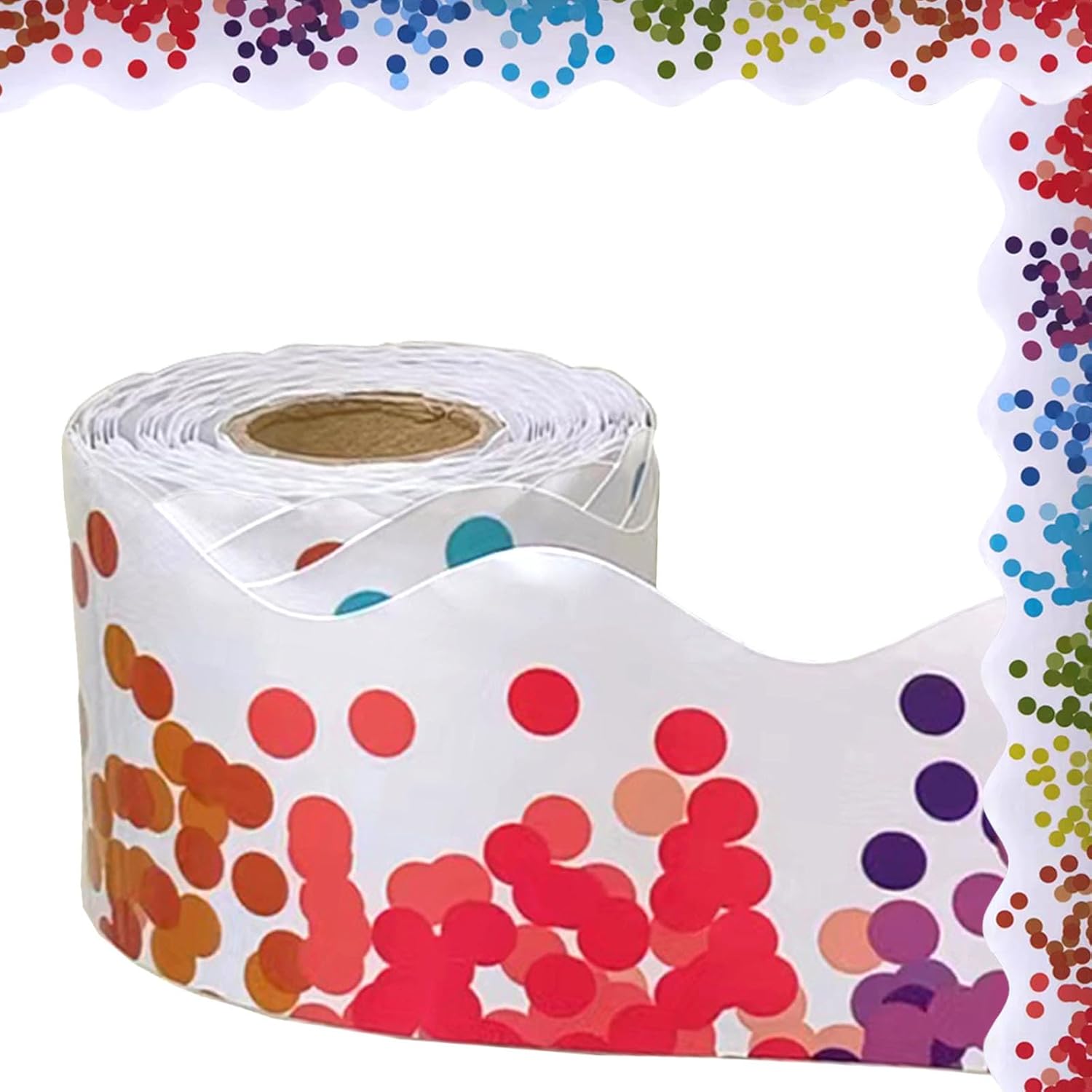 Bulletin Board Border Trim Colorful Dot Display Borders Classroom ...