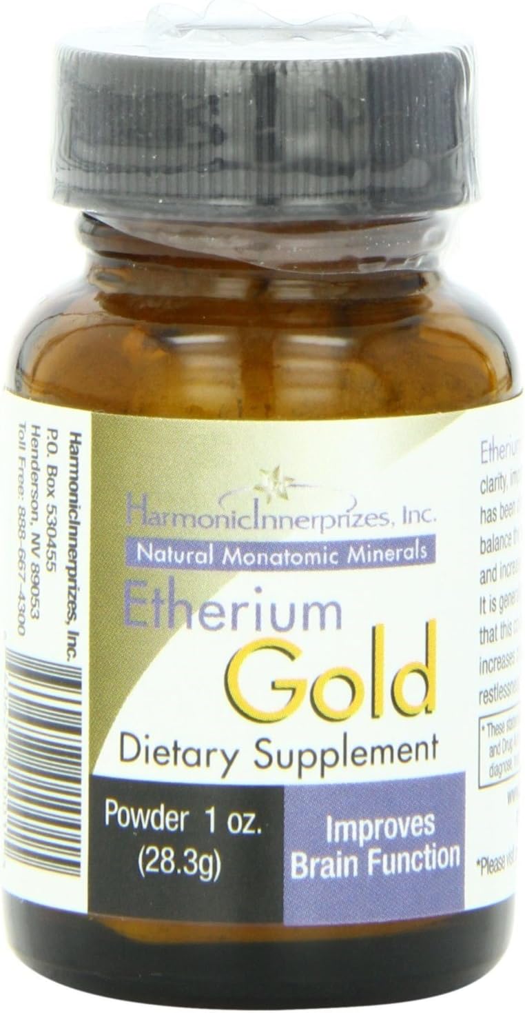 Amazon.com: Harmonic Innerprizes Etherium Gold Powder 1oz (Four Pack ...