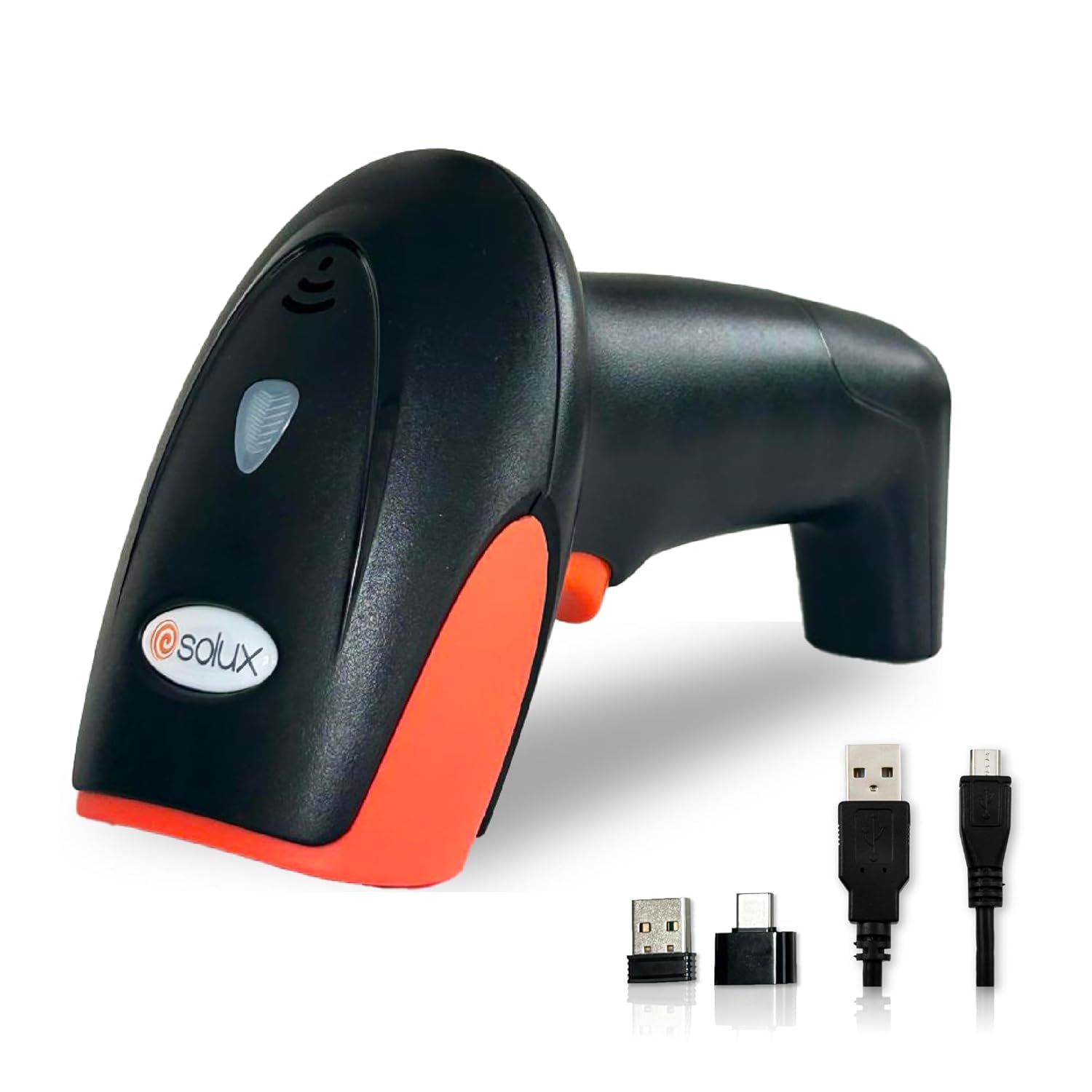 SOLUX 1D 2D Compact Barcode Scanner - Barcode Scanner Wireless & Wired ...