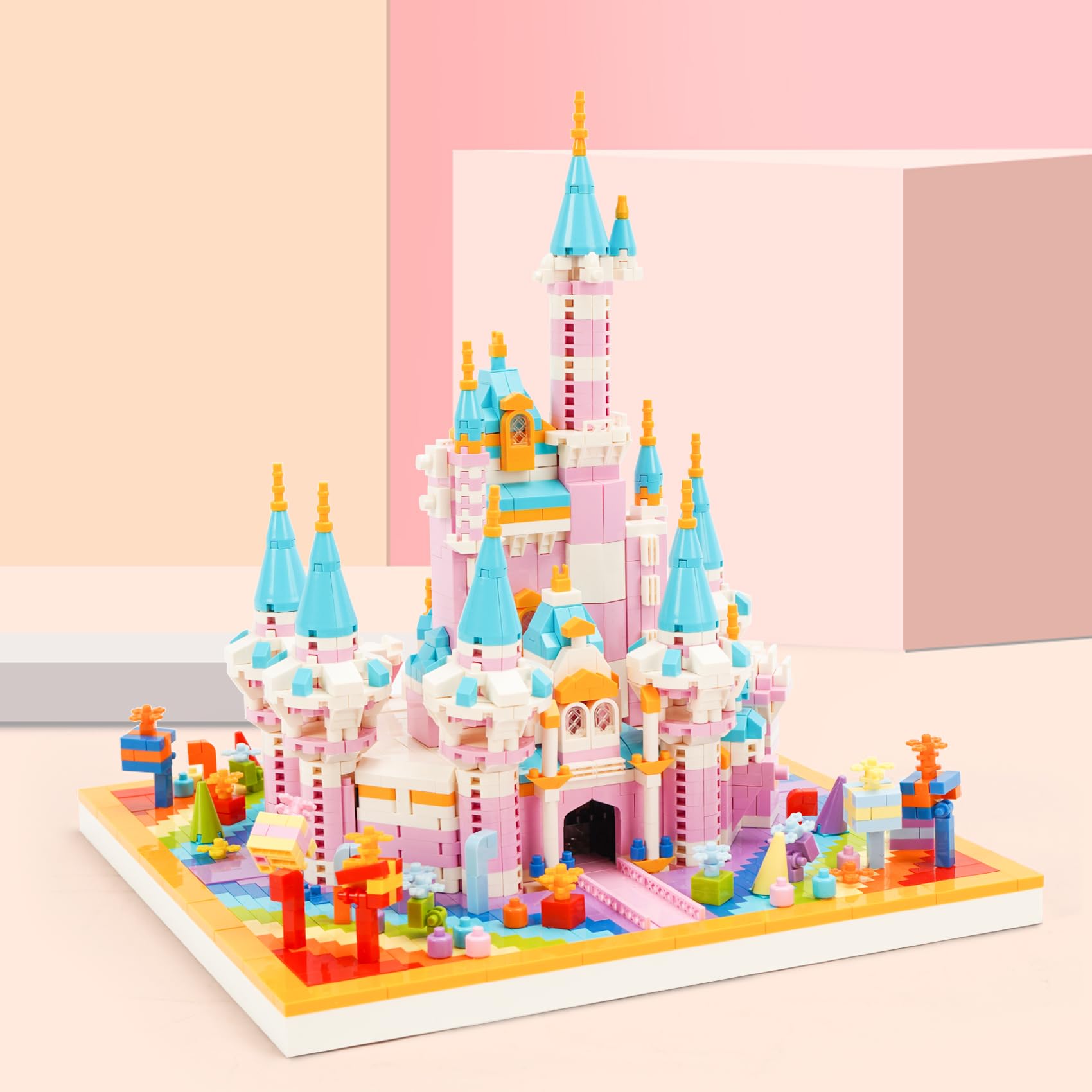 Snapklik.com : Geniteen Micro Building Blocks, Creative Fairy Castle ...