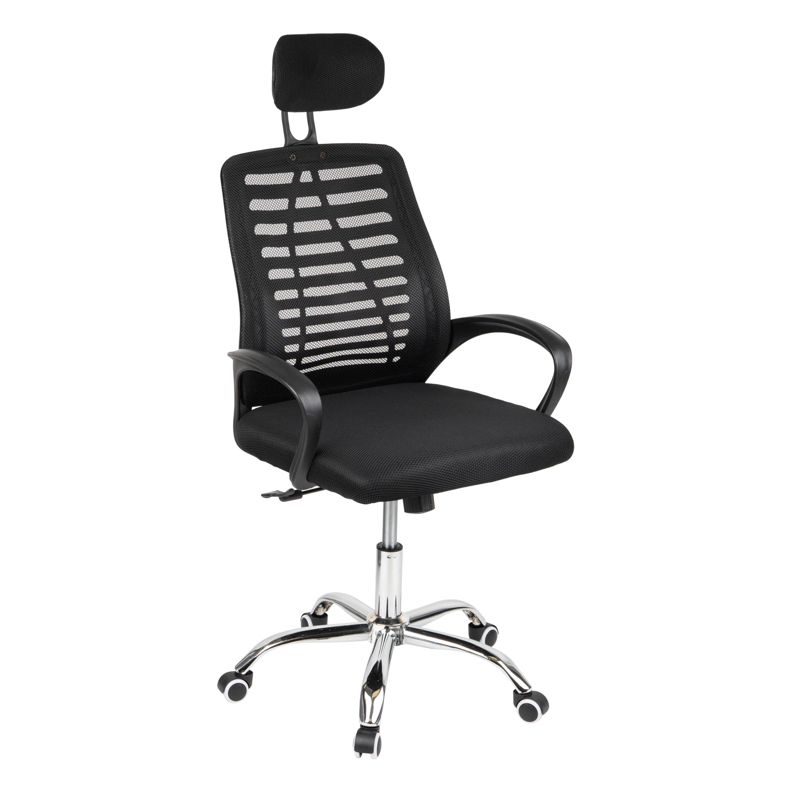Amazon.com: Mind Reader Office Chair with Wheels, Height Adjustable ...