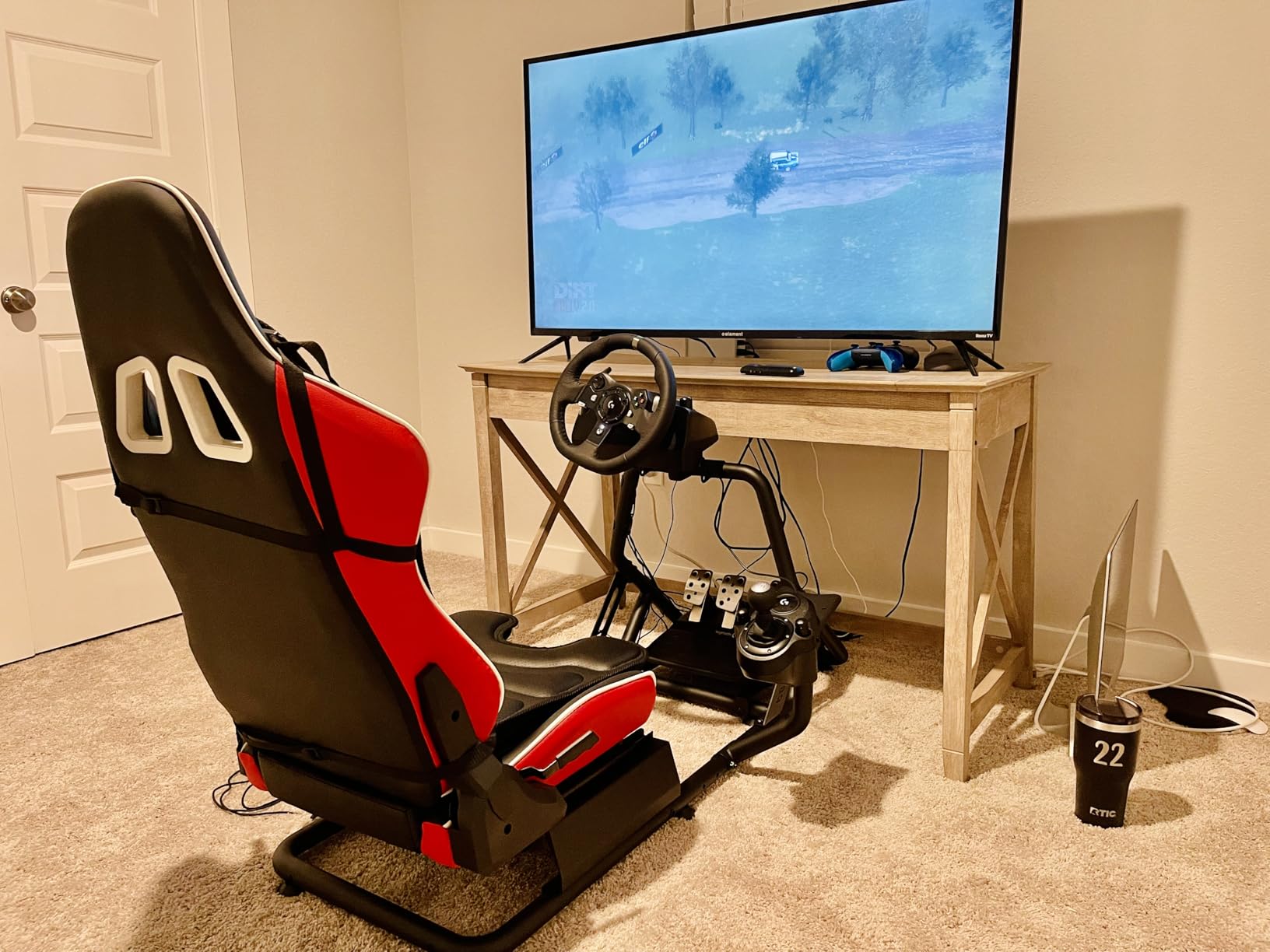 $11/mo - Finance ARES WING Racing Simulator Cockpit with Monitor Mount ...