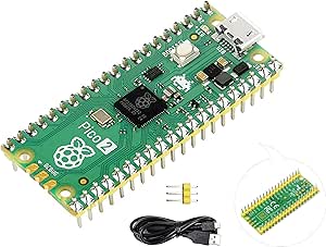 Amazon.com: Pico 2 with Yellow Pre-Soldered Header Compatible with Raspberry Pi Pico 2 ...