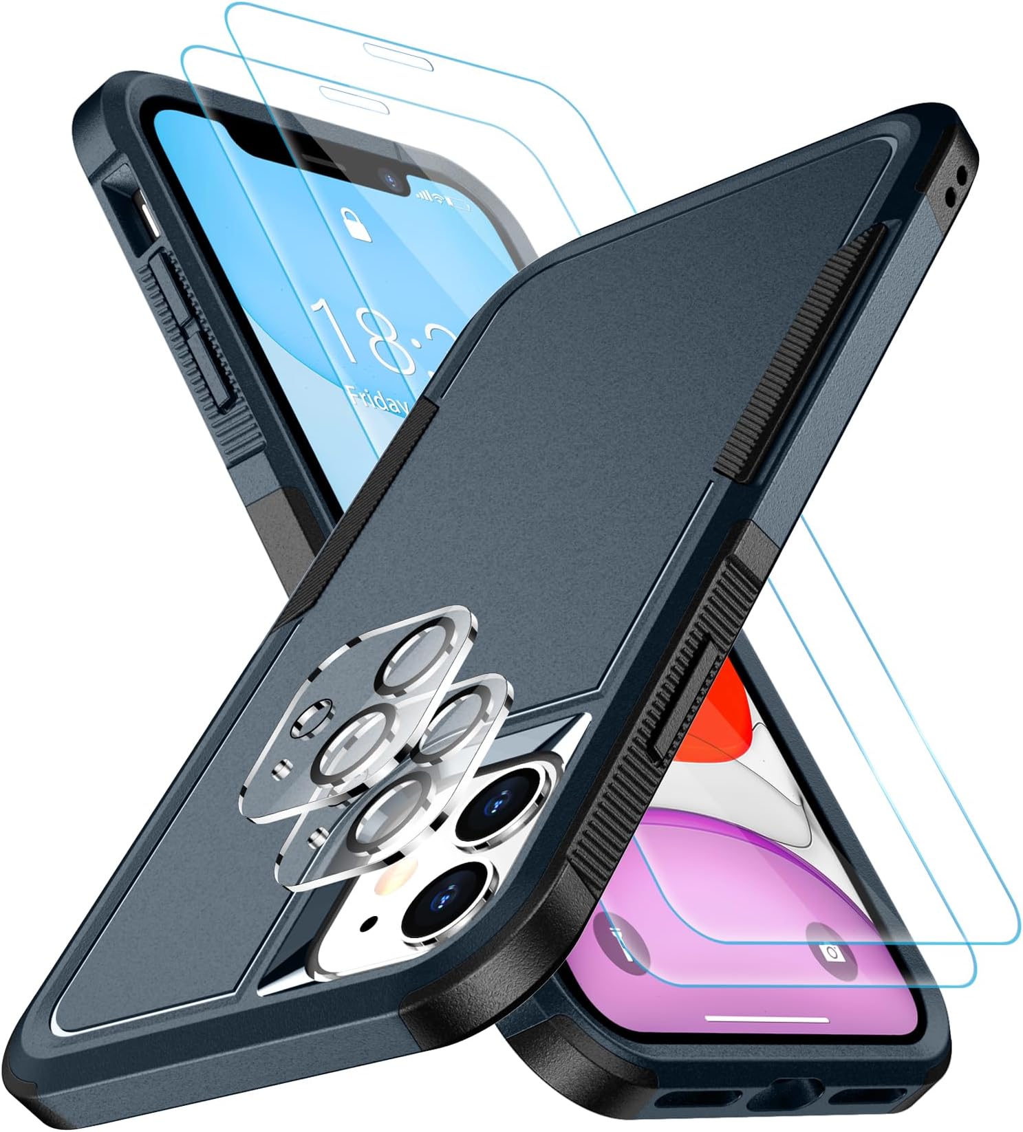 Amazon.com: SPIDERCASE Designed for iPhone 11 Case,[10 FT Military ...