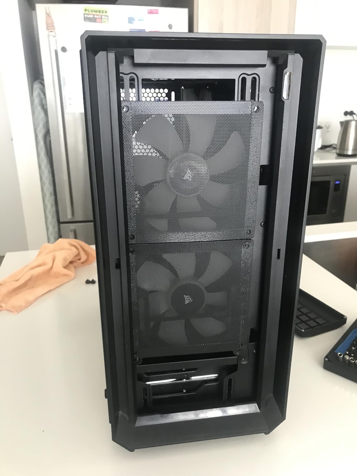 VGOL 5PCS Computer Cooler Fan Dustproof Filter Magnetic Frame PC Fan ...