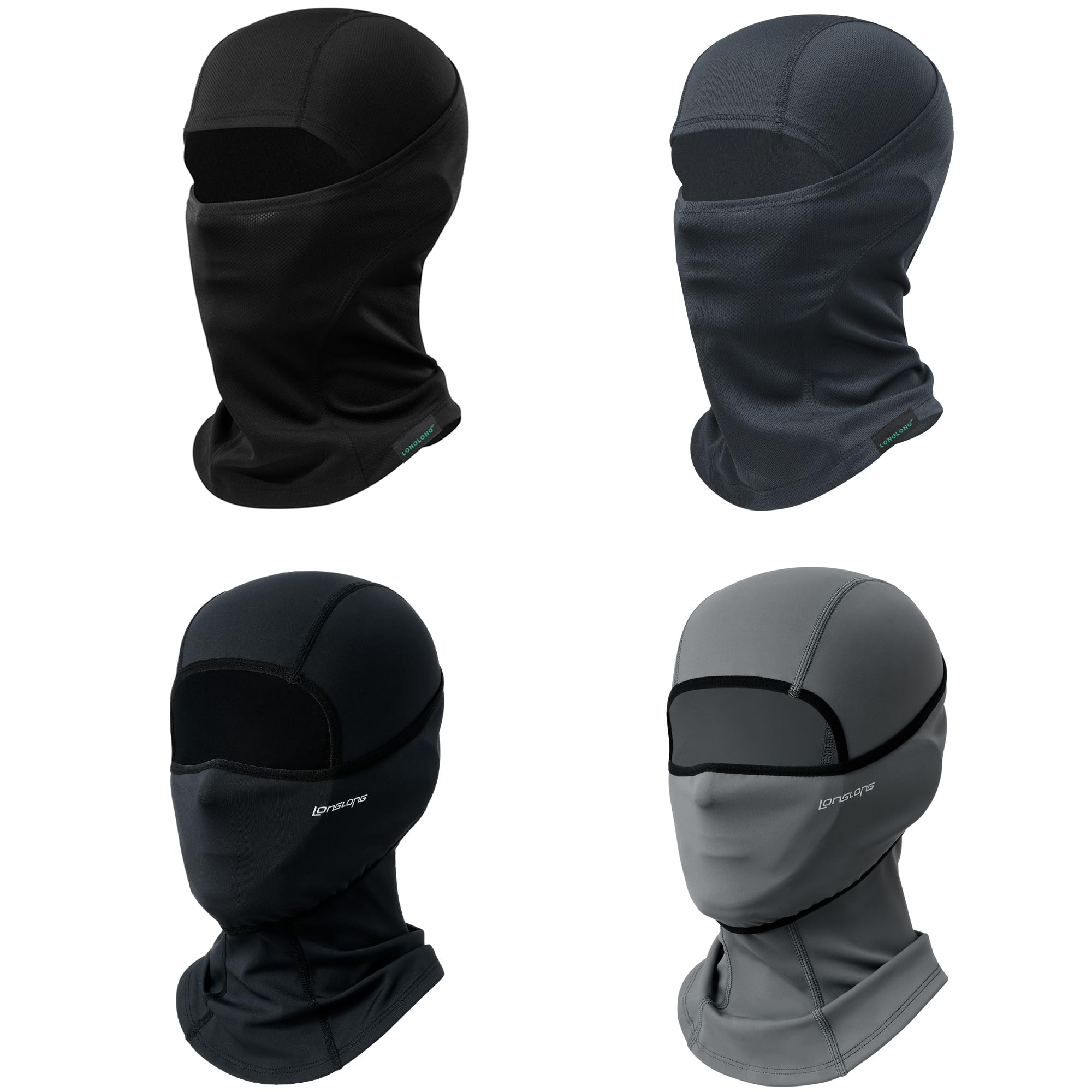 Amazon.com: LONGLONG Balaclava Face Mask, 4 Pieces Shiesty Mask Sun ...